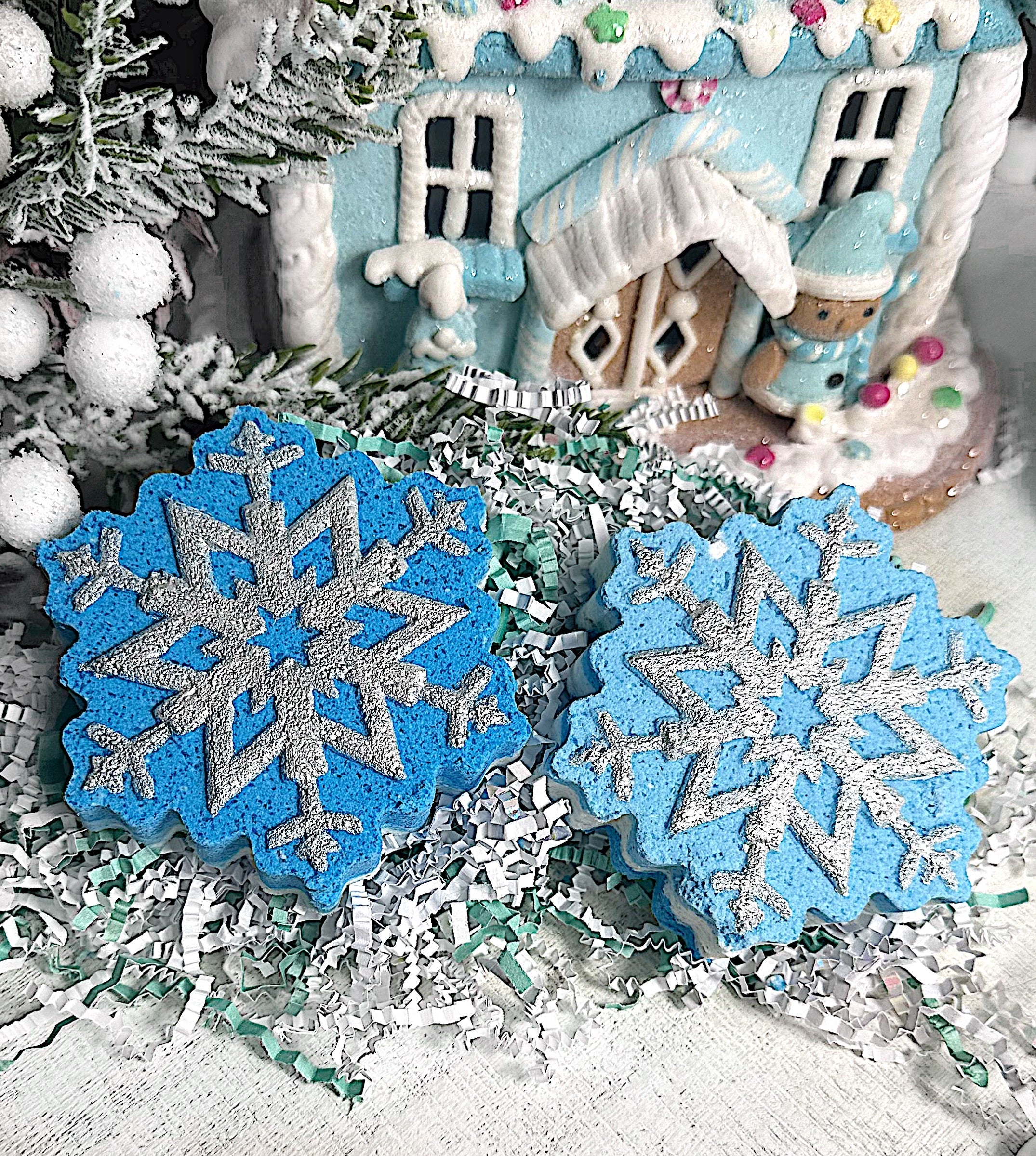 Sweet Snowflake Shaped Bath Bomb – Mandatory Me Time Skincare