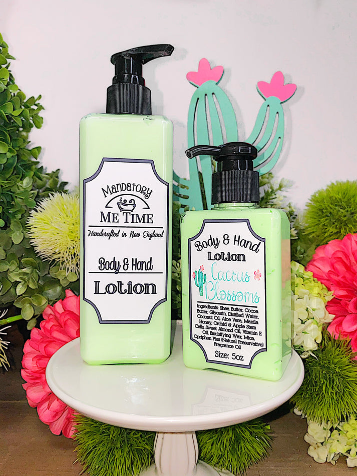 Cactus Blossoms Hand & Body Lotion – Mandatory Me Time Skincare