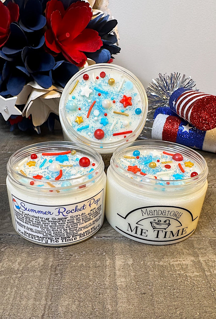 Rocket Pop Sugar Scrub – Mandatory Me Time Skincare